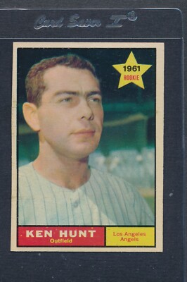 1961 Topps #156 Ken Hunt Angels EX/MT *8779 | eBay