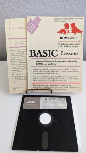BASIC Lessons / Valueware / Commodore 64/128 Boxed + Manual | eBay