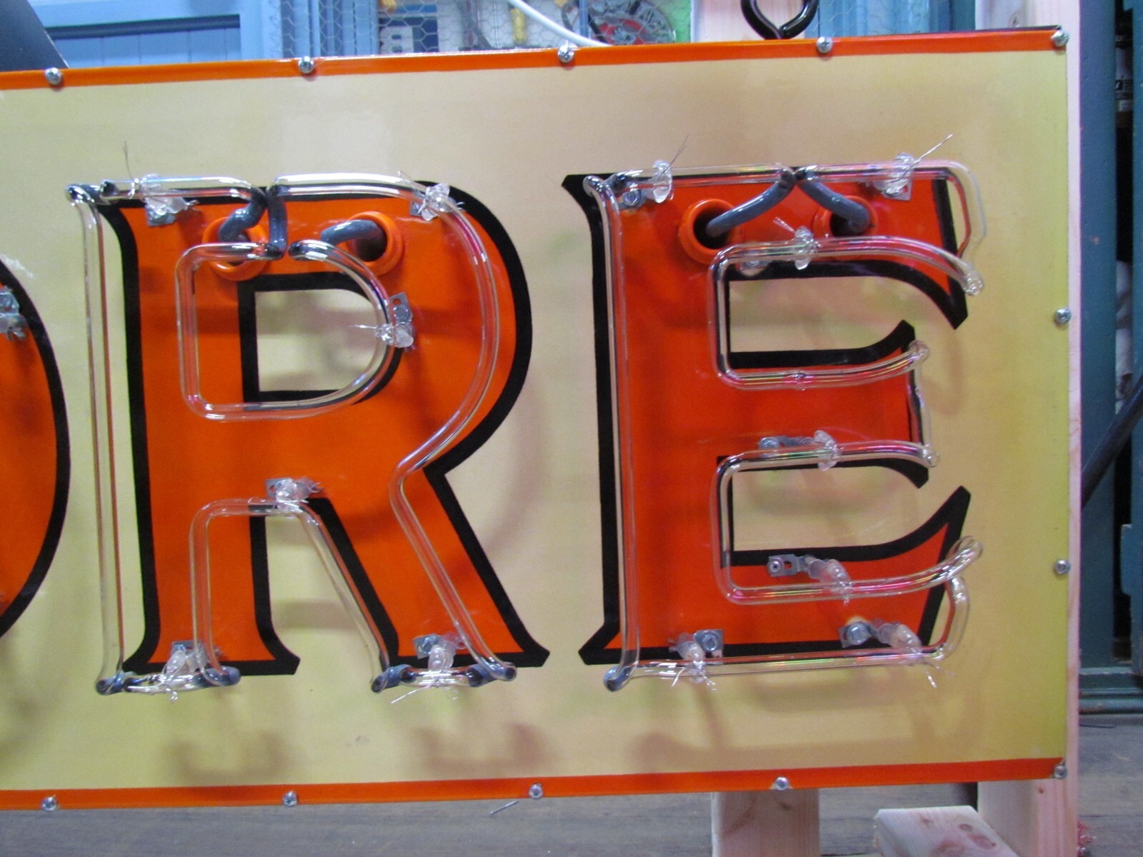 New Gilmore Gasoline Porcelain Neon Sign 6 FT W x 44 IN H | eBay