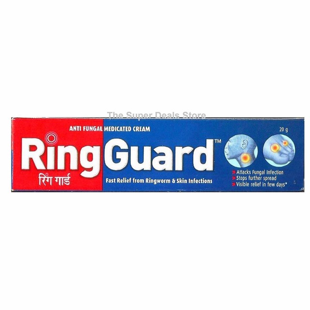 Ring Guard Jock Itch 2 Action Anti-fungal Cream 20gm Ringworm Relief ...