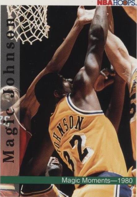 1992-93 NBA Hoops - Magic Johnson #328 for sale online | eBay Australia