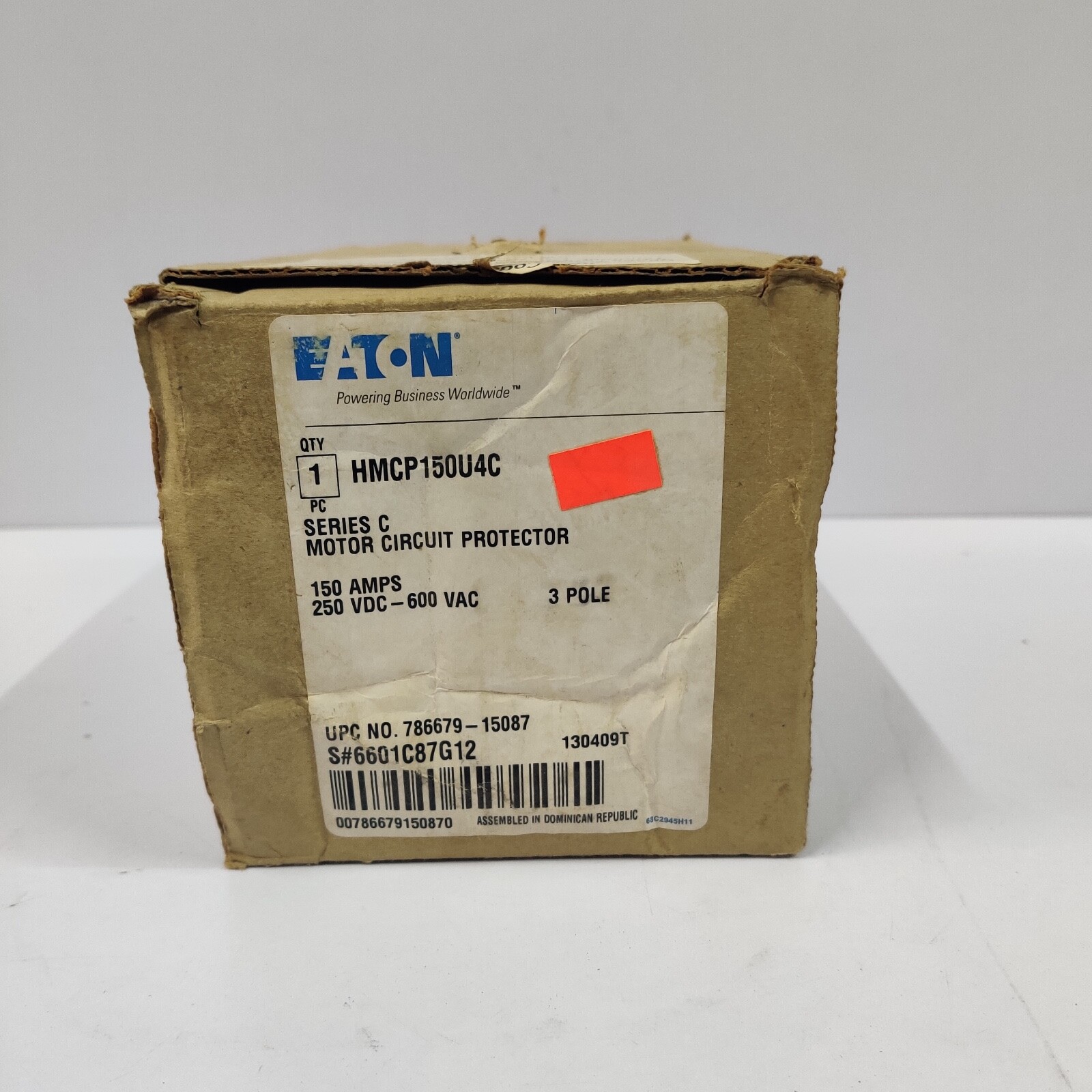 NEW Eaton HMCP150U4C /C HMCP Motor Circuit Protector 150A 3P 250VDC ...