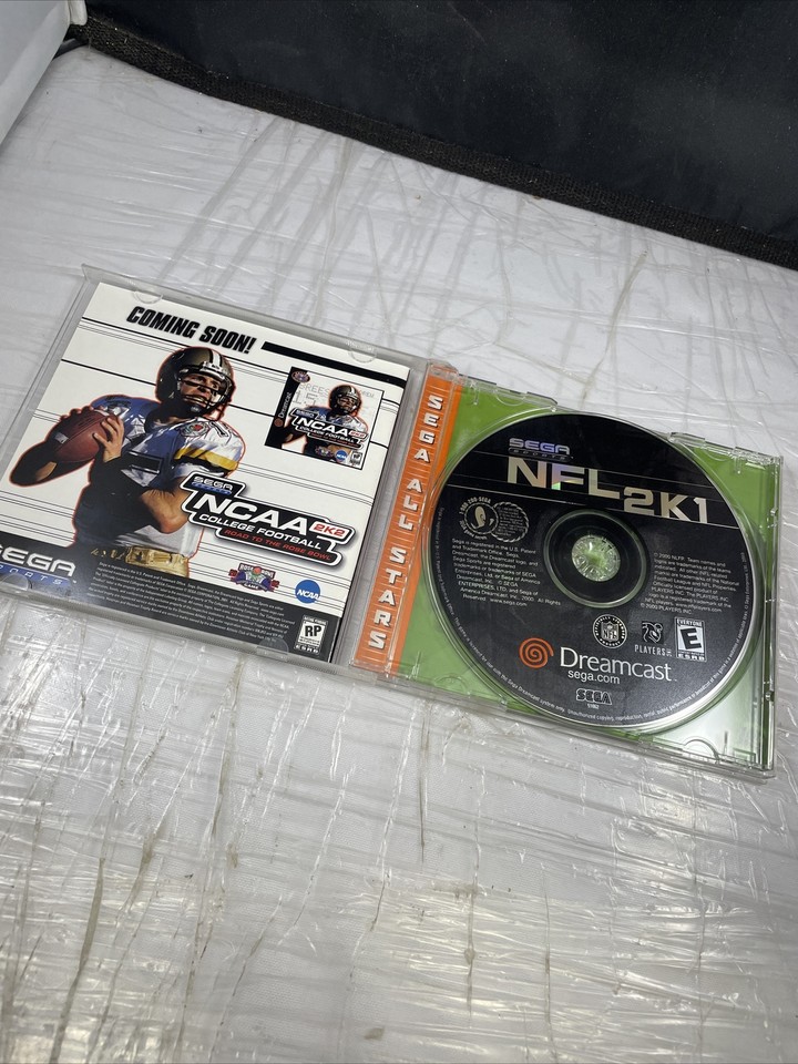 NFL 2K1 - Sega Dreamcast - Complete - TESTED AND WORKING Sega Sports ...