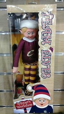 CLEVELAND CAVALIERS TEAM ELF BRAND NEW IN PACKAGE Perfect for a SHELF ...