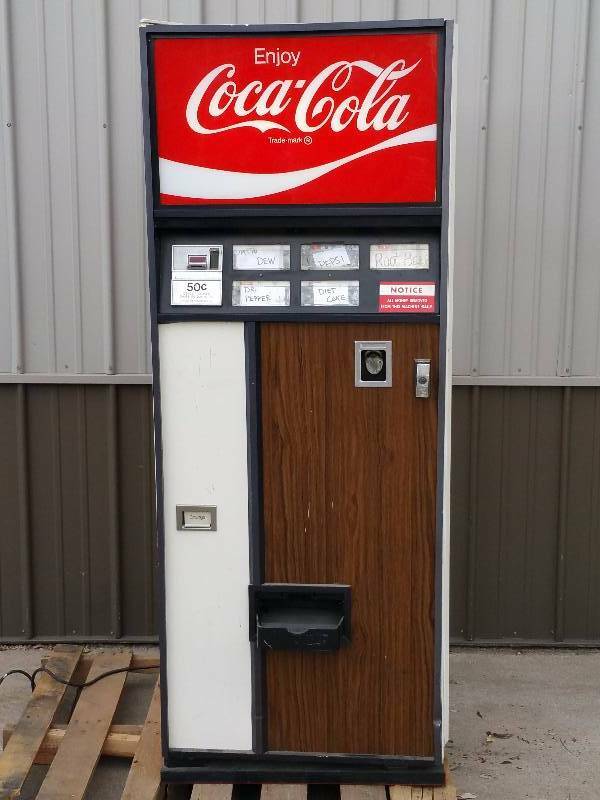 (6) "VINTAGE" SODA VENDING MACHINE 12oz "CAN" Vend Labels (Flavor Strip ...
