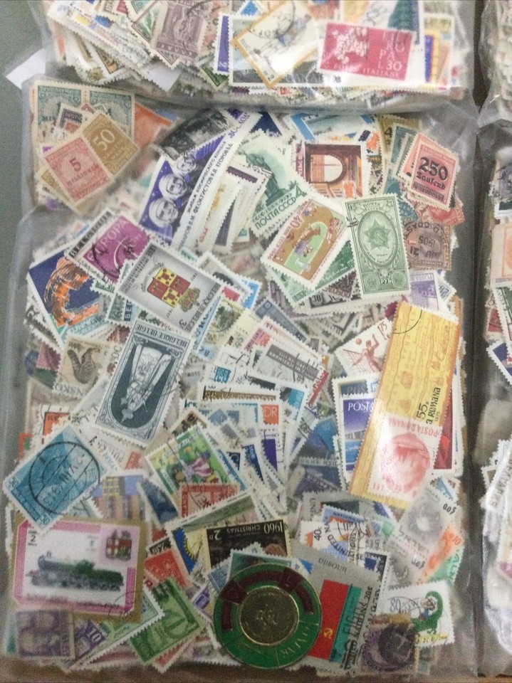 4005 Plus. WORLDWIDE STAMPS All Different OFF PAPER SUPER LOT Gas | eBay UK