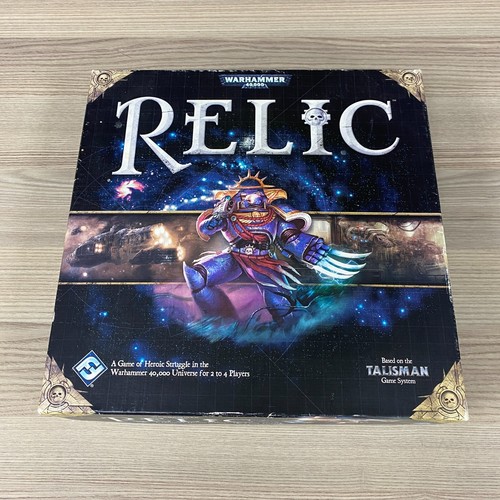 WARHAMMER 40,000 RELIC FANTASY FLIGHT GAMES BOARD GAME COMPLETE ...