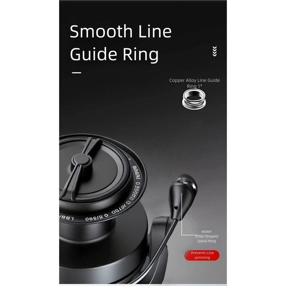 Fishing Reel Metal Casting Reel All-Metal Construction Anti-Rust Design ...