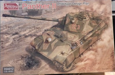Amusing Hobby 35A012 1/35 Panther II Prototype Design Plan Kit | eBay