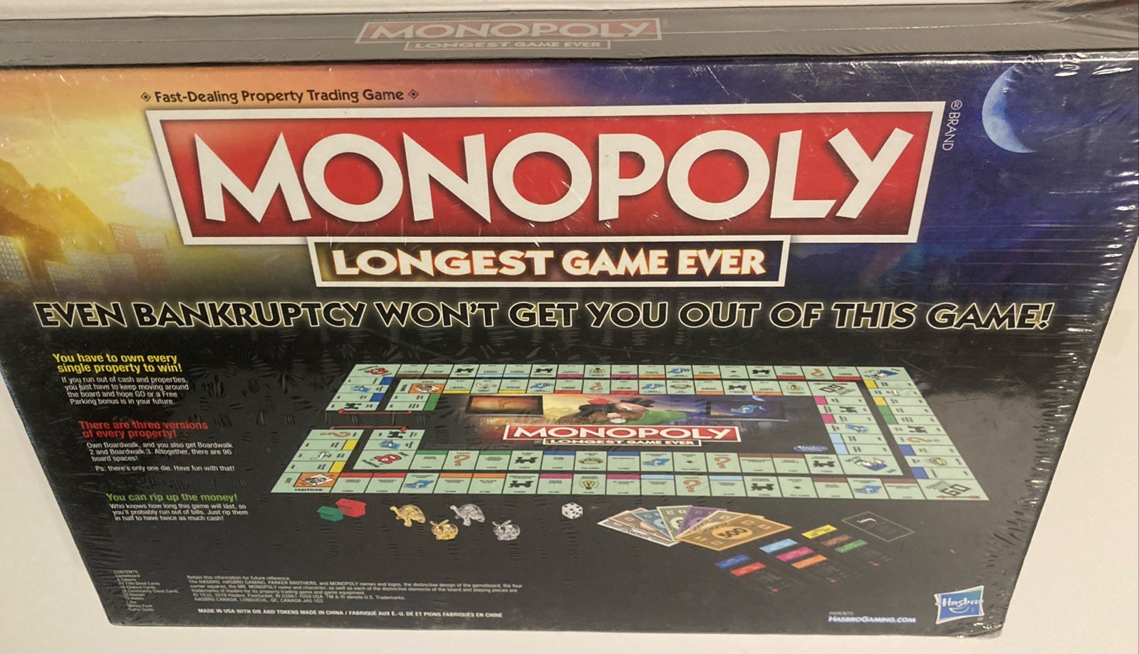 Hasbro E8915000 Monopoly Longest Game Ever Edition for sale online | eBay