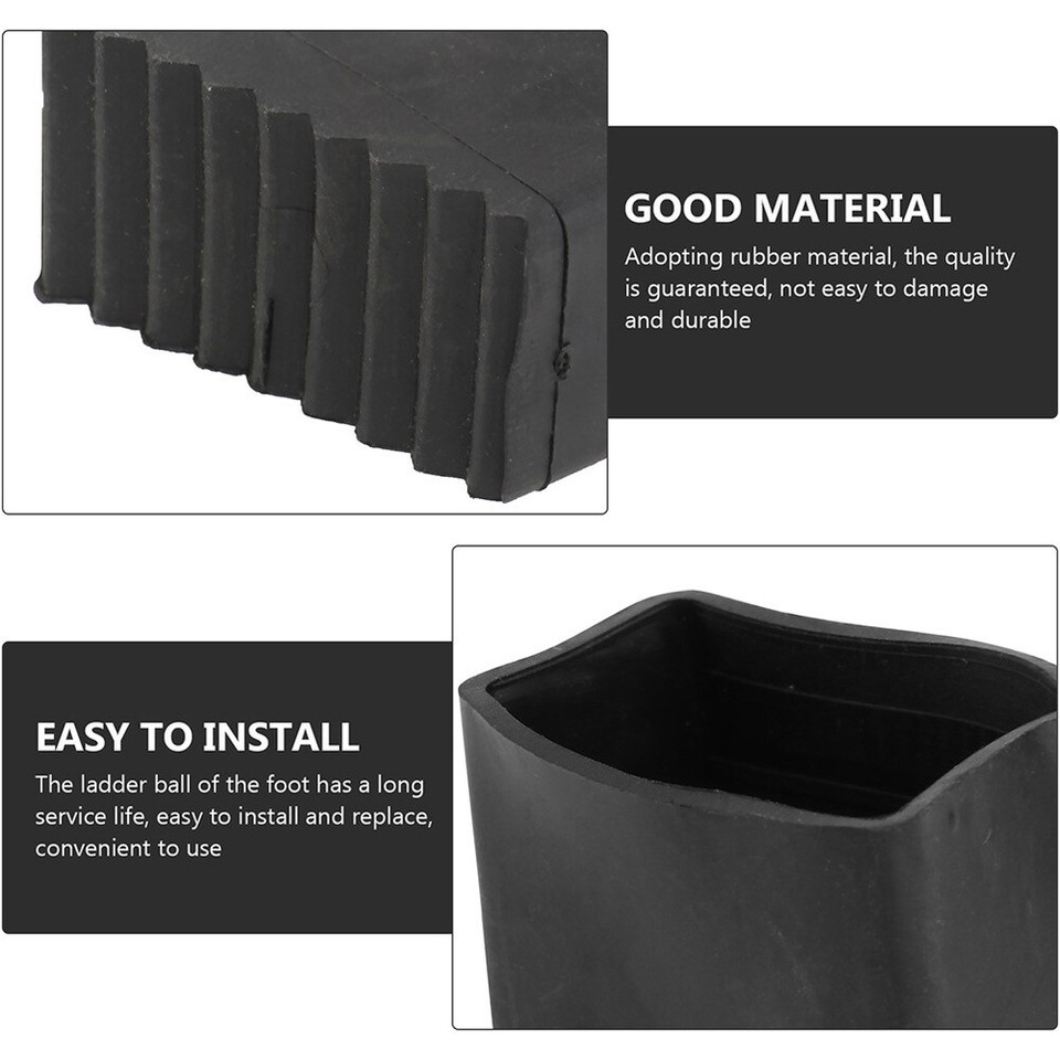 4Pcs extension ladder feet pads ladder feet rubber caps extension ...