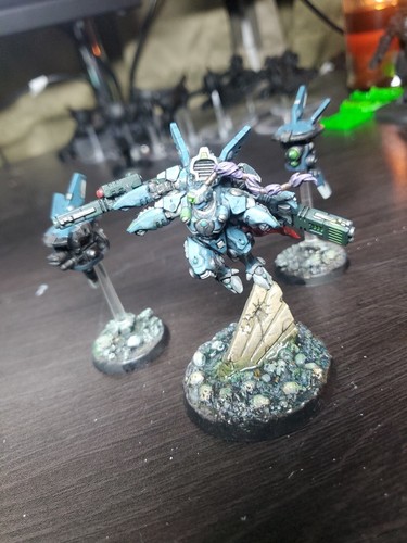 Warhammer 40k Tau Commander Shadowsun Battle Suit Painted | eBay