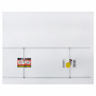 HILLMAN FASTENERS 848891 Blank White Sign, Corrugated Plastic, 14 x 18 ...