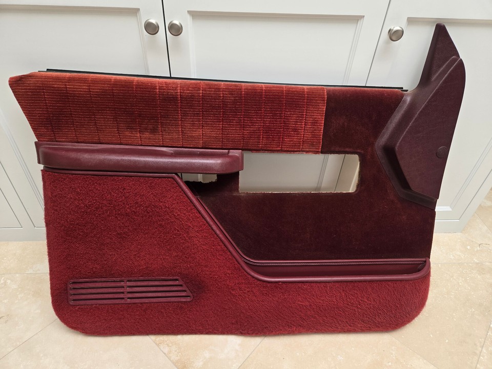 Chevrolet 454SS Silverado Sport GMC Sierra Door Panel OEM | Maroon Red ...