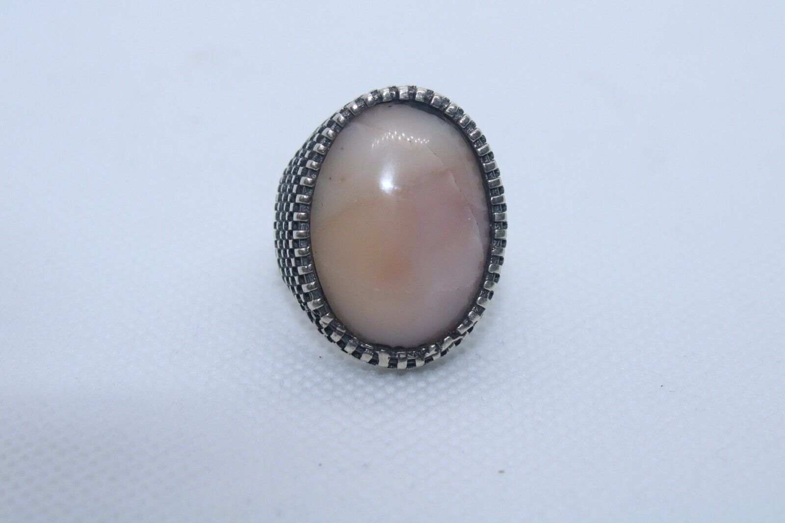 Islamic Yemeni Agate Ring Akik Sterling Silver 925 Aqeeq men Ring خاتم ...