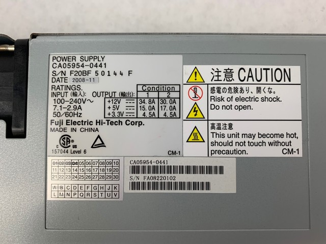 Fujitsu Ca05954-0441 Power Supply Unit for Eternus2000 Series for sale ...