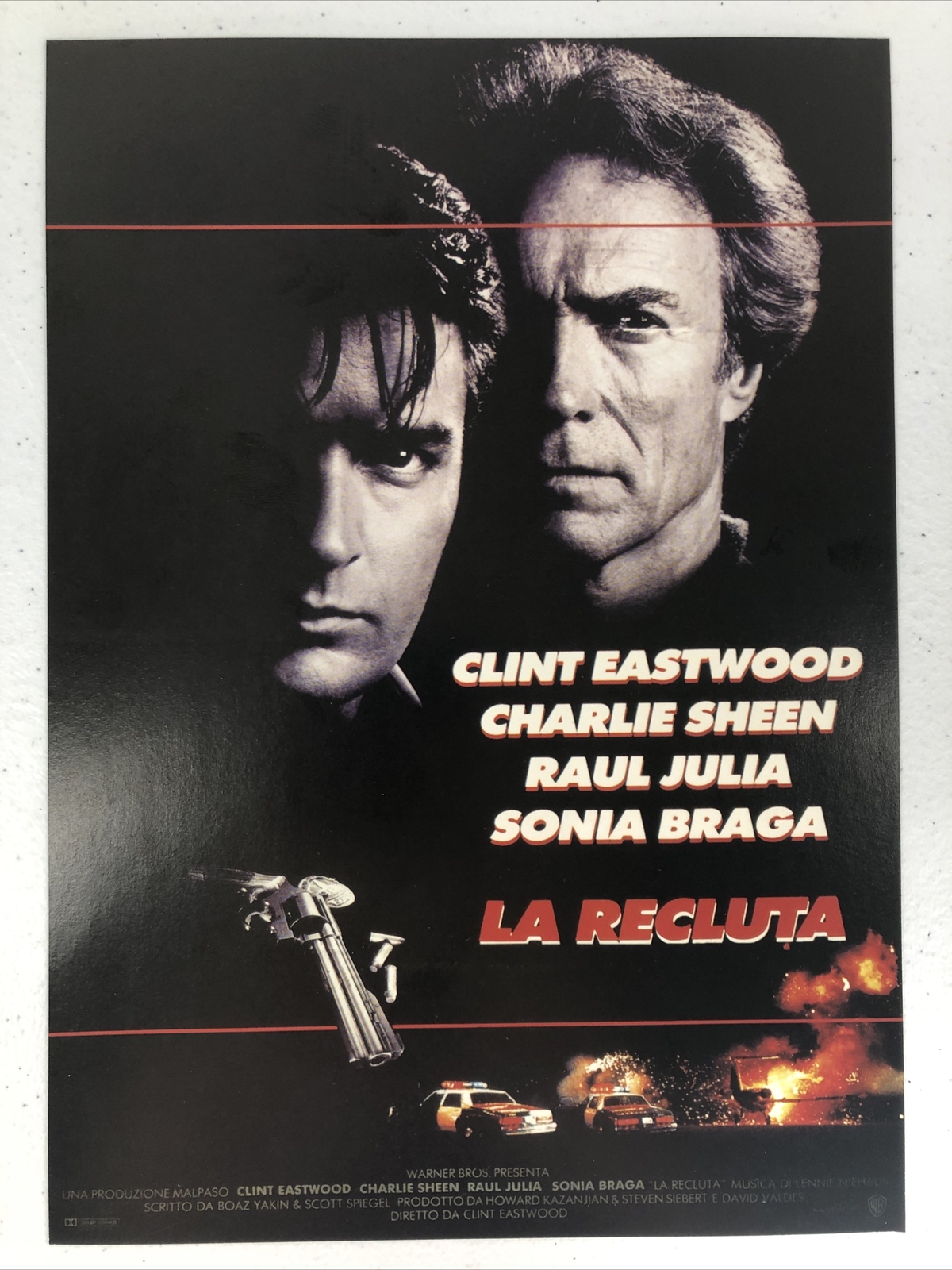 The Rookie- Clint Eastwood Charlie Sheen Foreign Movie Mini Poster ...