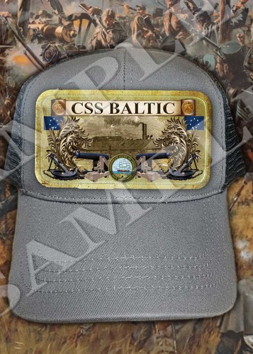 CSS Baltic CSA Naval American Civil War Themed Classic Trucker ballcap ...