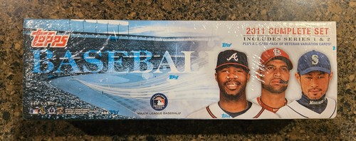 2011 Topps Baseball Complete Factory Sealed Hobby Set 1&2 + 5 Veteran ...