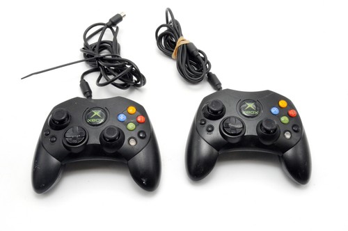 2x Microsoft OEM Genuine Original Xbox Controllers S Type + One ...