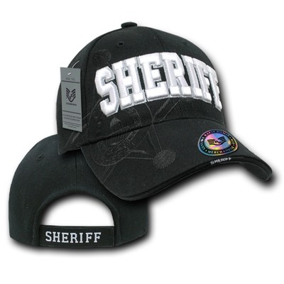 Black County Sheriff Police Officer Deputy Costume Cop Baseball Shadow ...