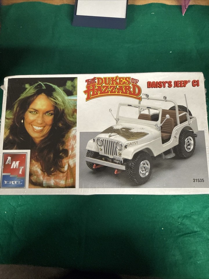 AMT Dukes of Hazzard Daisy’s Jeep CJ Model Kit Sealed 1/25 AMT Ertl | eBay