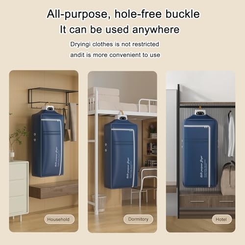 Portable Clothes Dryer, Mini Compact Dryer, Upgraded Fast-Drying ...