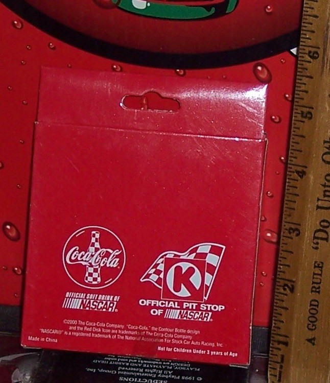 2001 COCA - COLA RACING FAMILY BOBBY LABONTE PORCELAIN HOLIDAY ORNAMENT ...