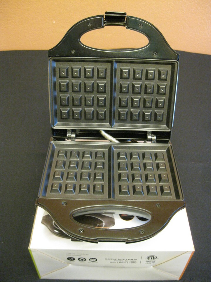 PARINI Belgian Waffle Maker. Non-stick, NEW in Box | eBay