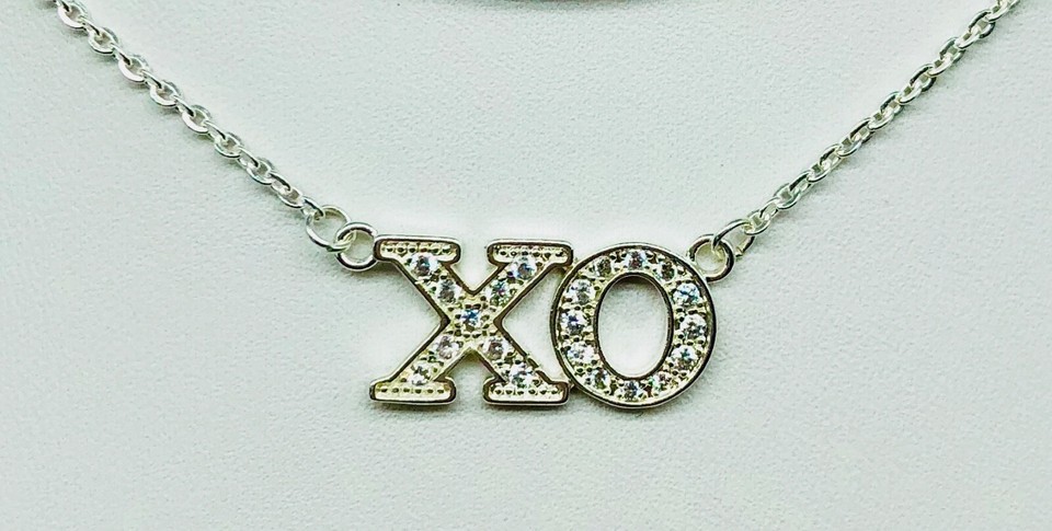 XO Silver Necklace | eBay