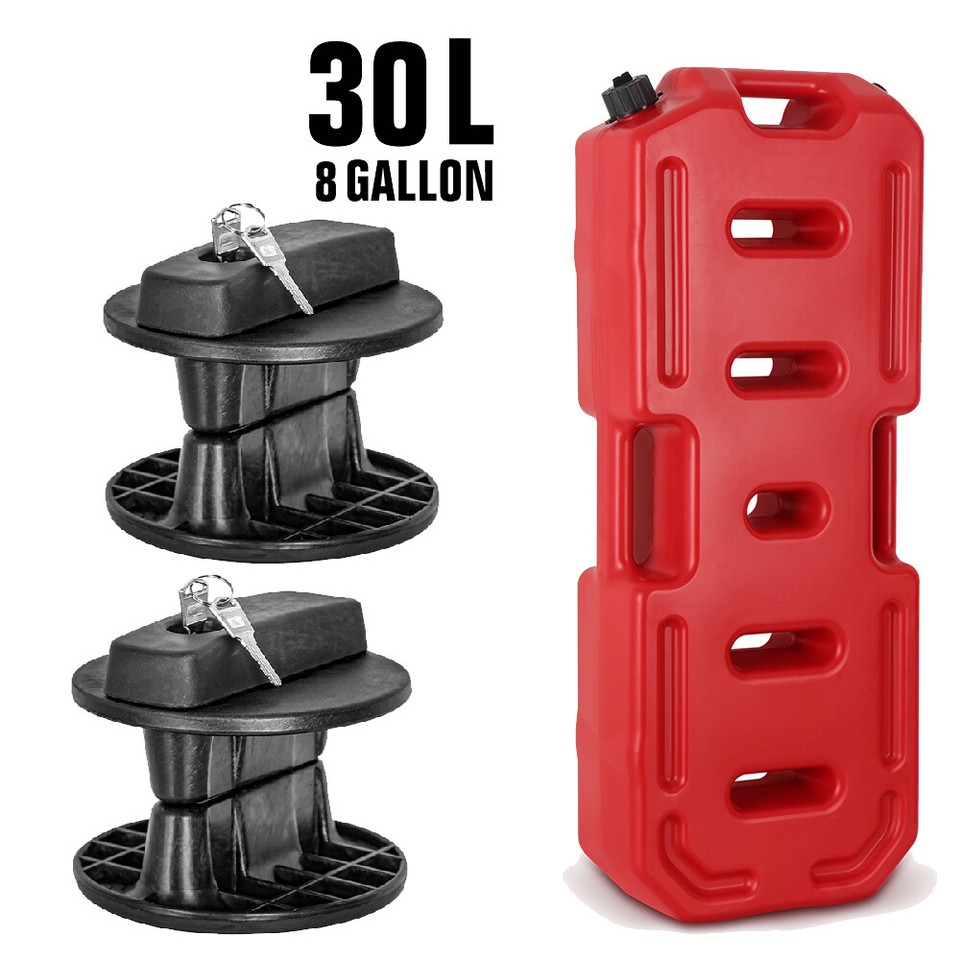 8 Gallon Fuel Pack Gas Container Fuel Can W/Lock for Jeep ATV UTV ...