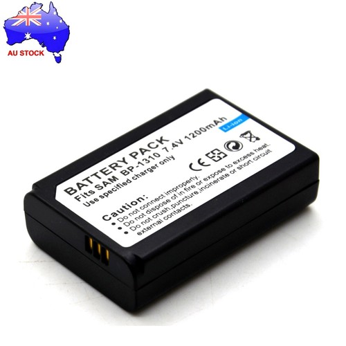 AU 1200mAh Battery For BP-1310 BP1310 Samsung NX NX5 NX10 NX11 NX20 ...