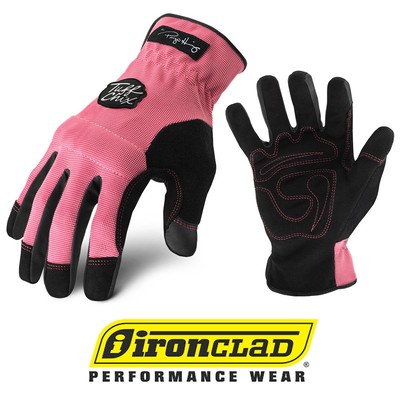 IronClad Tuff Chix TCX Women's Work Gloves Pink Bulk 12 Pair Case ...