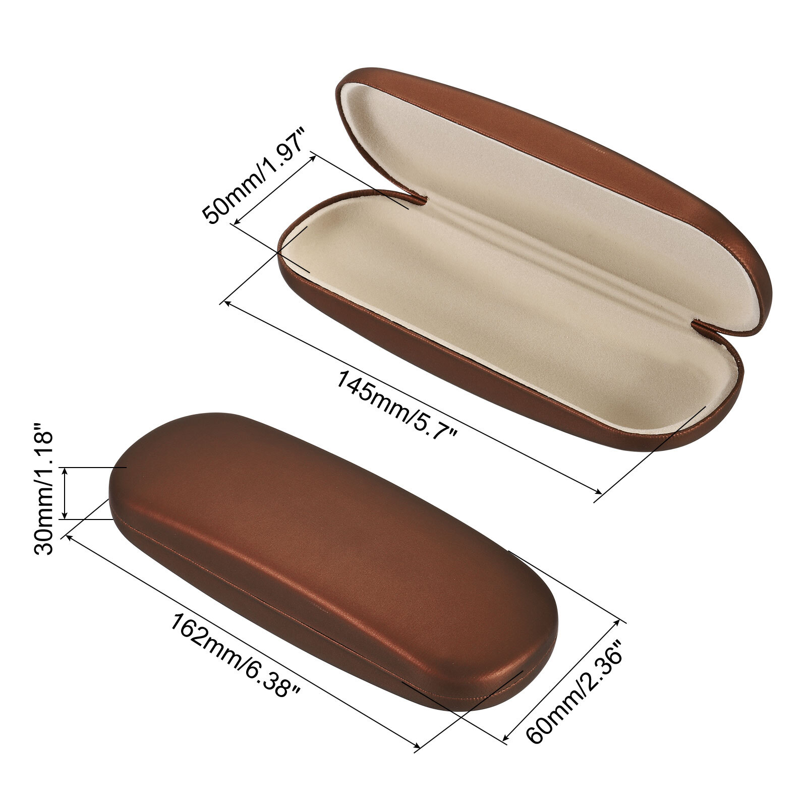 Glasses Case Hard Shell, Eyeglass Case Unisex for Women Men Glasses ...