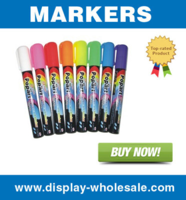 8 color Liquid Chalk glass neon marker (Small) for fluorescent maker ...