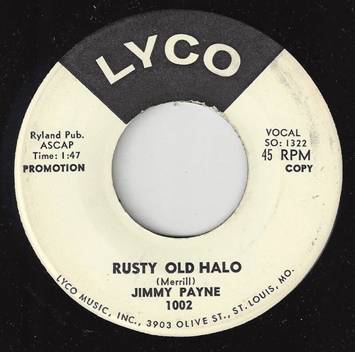 ♫JIMMY PAYNE Rusty Old Halo/Man Called Noah Lyco 1002 POP ROCK VOCAL ...