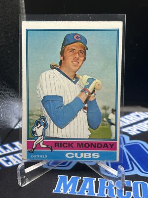 1976 Topps Baseball Rick Monday Card #251 Chicago Cubs EX+ | eBay