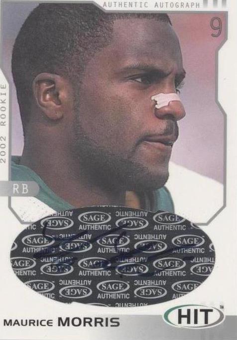 2002 SAGE Hit - Autographs Maurice Morris #H9 Silver (AU, RC) for sale ...