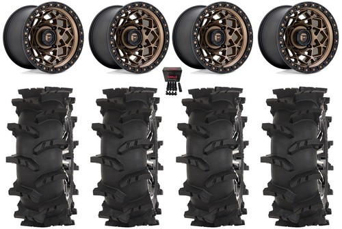 Fuel Unit 15" Wheels Bronze 33" Outlaw Max Tires Textron Wildcat XX | eBay