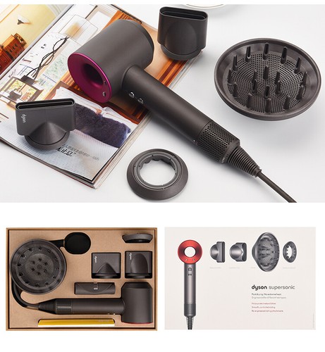 Brand New Dyson Supersonic Hair Dryer - Iron & Fuchsia HD03 IN SEALED ...