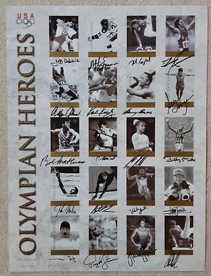 Olympic Heroes 20 Cards auto Hand Signed Medalists Mark Spitz Bruce ...
