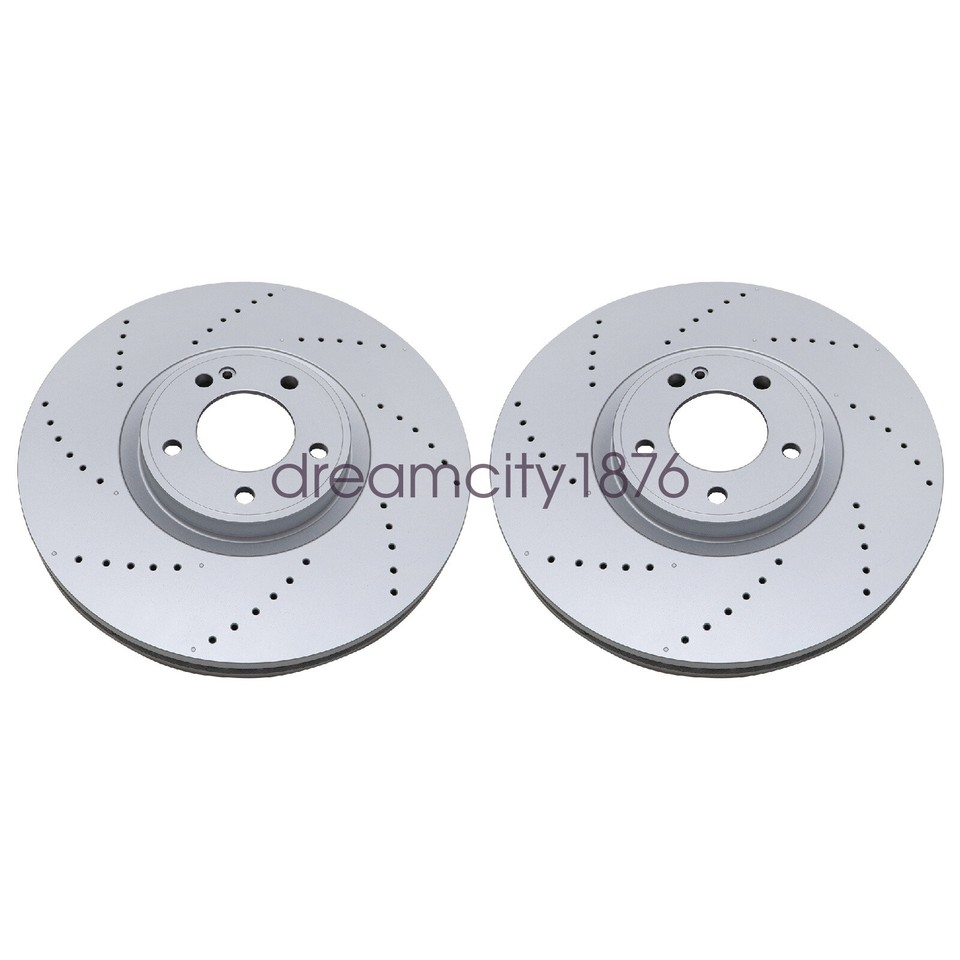 2Pcs 4634210500 Front Brake Discs Rotors For Mercedes G63 AMG 19-23 | eBay