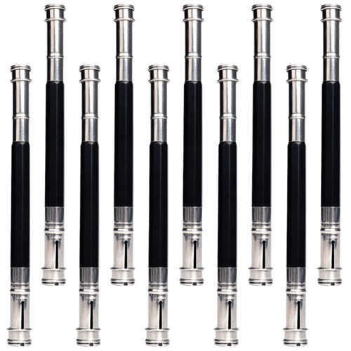 10Pcs Pencil Lengthener Metal Pencil Extender Double Ends Pencil ...