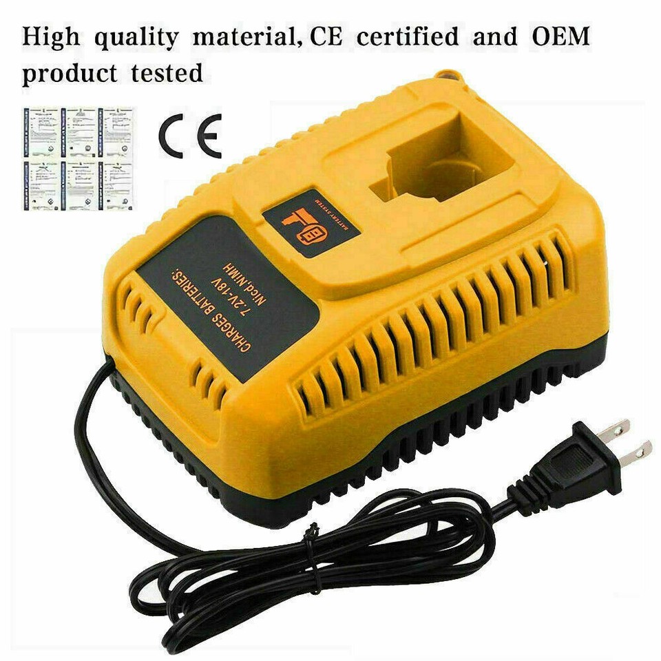 New DC9310 Charger for Dewalt 7.2V-18Volt XRP NiCd/NiMh Battery DC9096 ...
