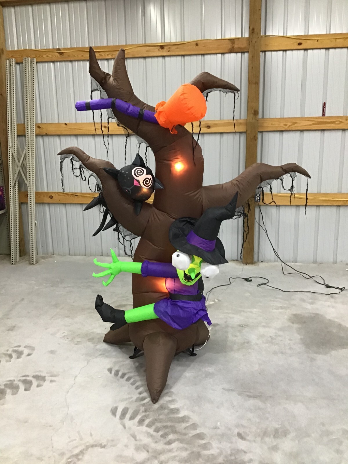 7ft Gemmy Airblown Inflatable Prototype Halloween Crashing Witch ...
