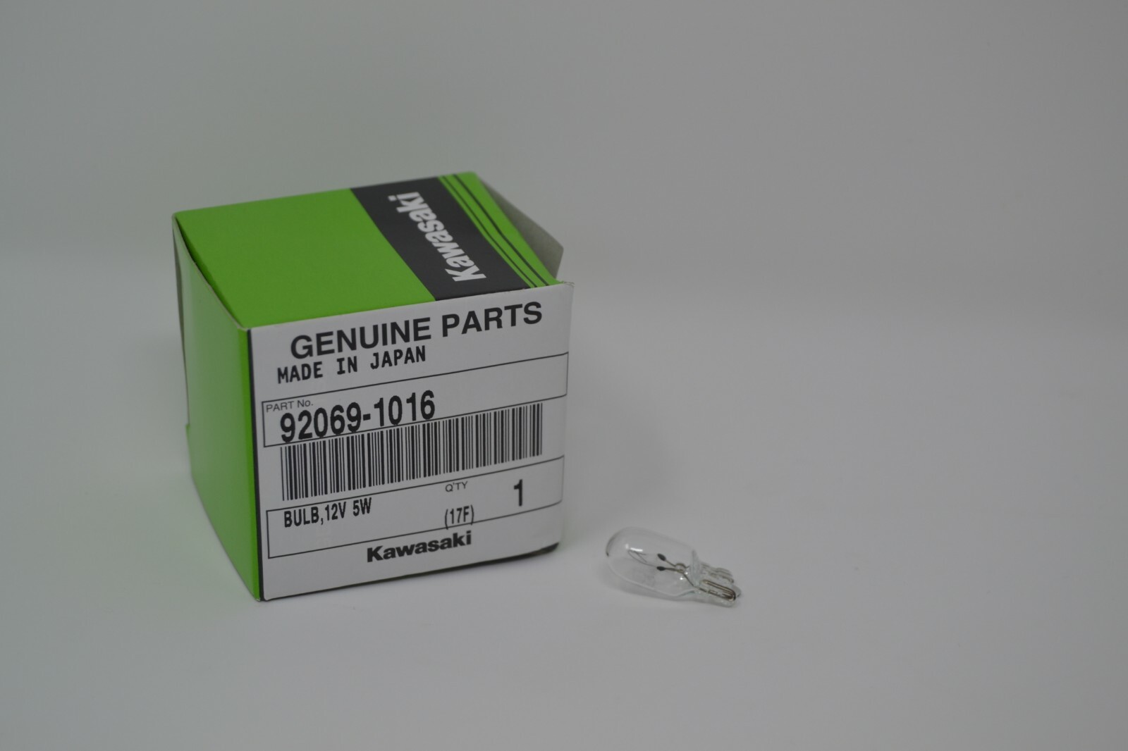 OEM Kawasaki Headlight wedge bulb 12V 5W 92069-1016 Mule KAF400 600 / ...