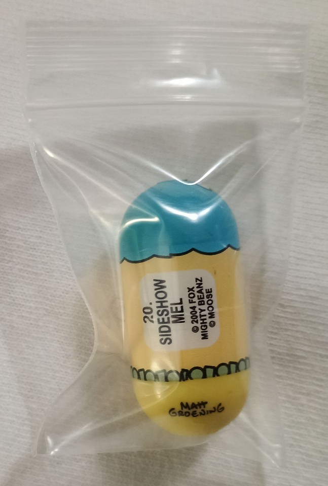 VINTAGE SPIN MASTER 2004 THE SIMPSONS MIGHTY BEANZ NUMBER 20 SIDESHOW ...