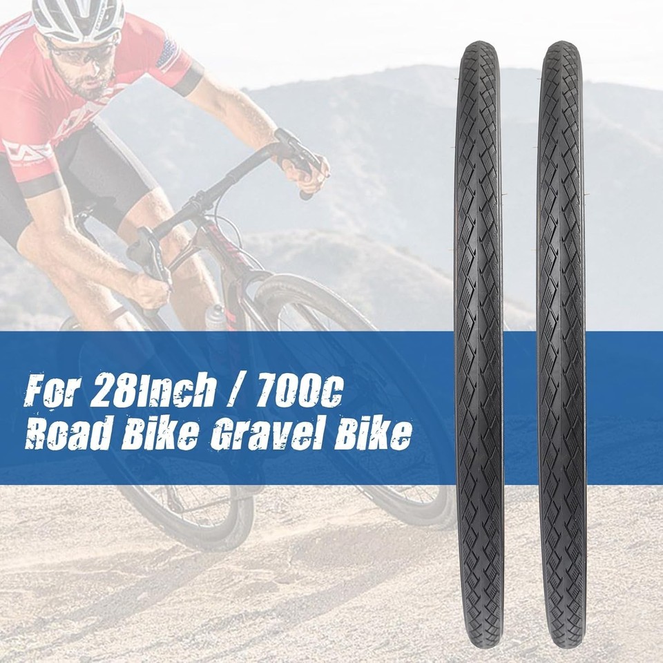 700C Bike Tire 2 Pack 700 X 35C?37-622? Gravel Bicycle Tires with/ | eBay