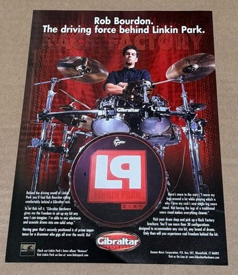 GIBRALTAR HARDWARE - ROB BOURDON of LINKIN PARK - 2004 Print ...