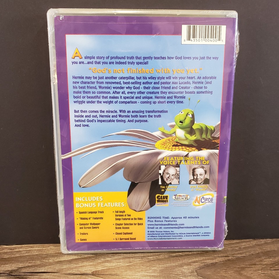 Hermie & Friends A Common Caterpillar KID'S DVD 2006 Tim Conway Don ...